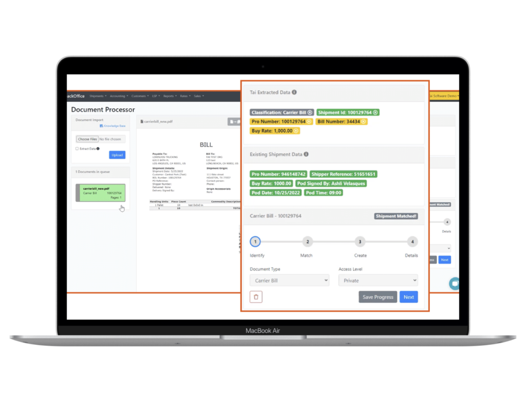 Document Processing - Tai Software