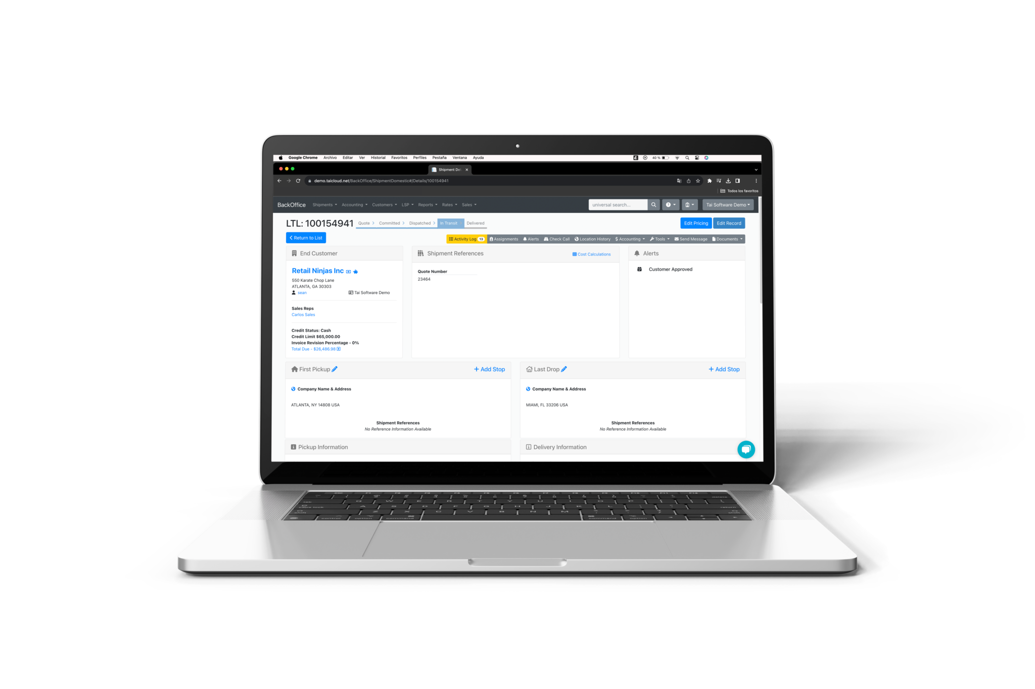 Tai TMS LTL - Tai Software