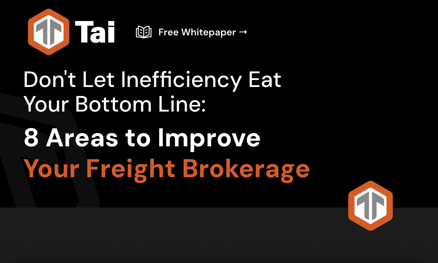 8 Areas Of Improvement - Tai Software