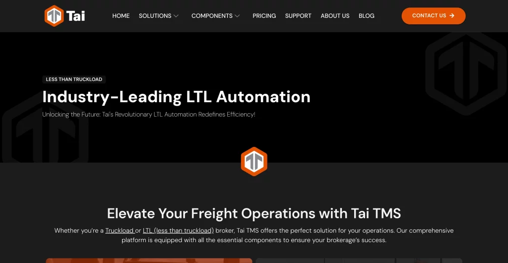 Industry-Leading LTL Automation - Tai Software