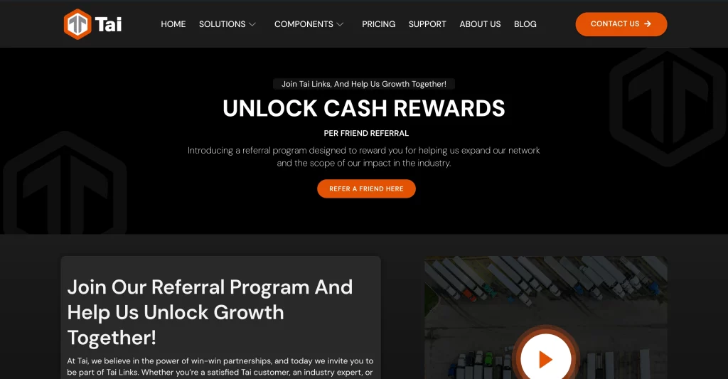 Referral Program - Tai Software